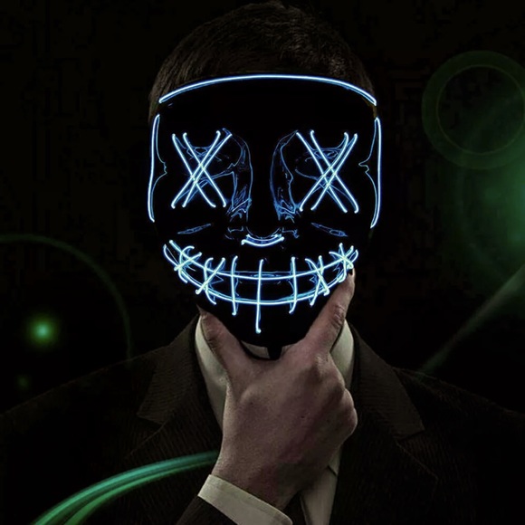 Accessories | Led Mask Costume Rave Cosplay Party Purge 3 Modes ...